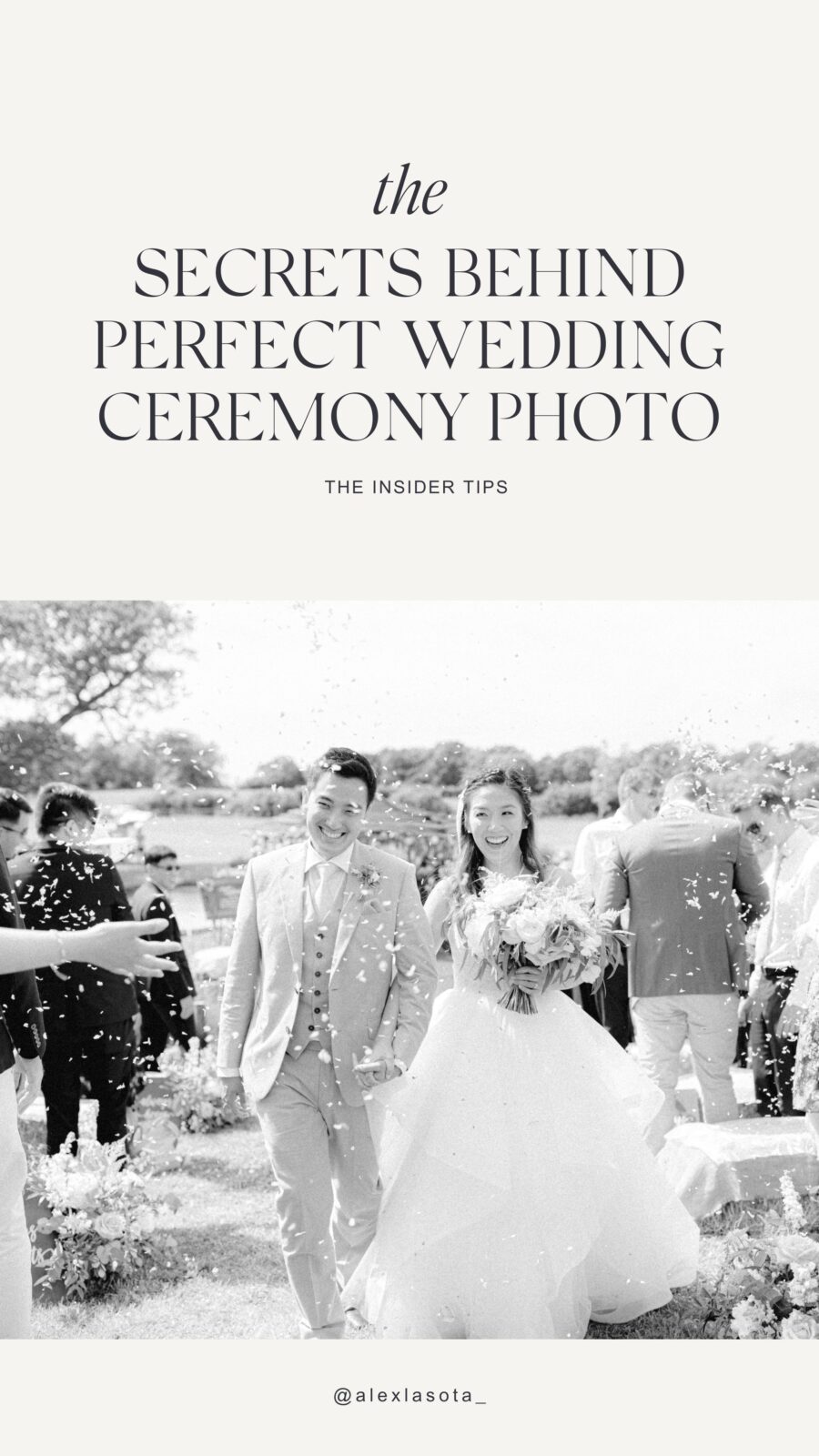 The Secrets Behind Perfect Wedding Ceremony Photos - Alex Lasota ...