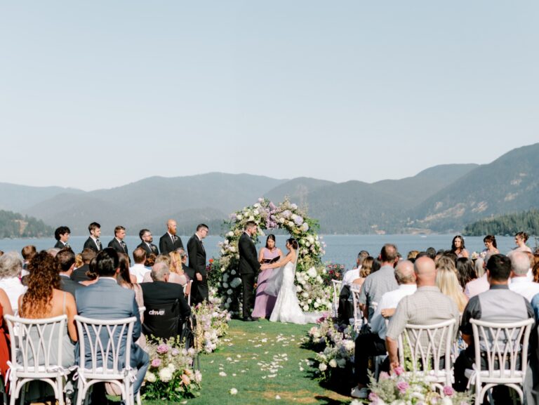 Lavender Inspired Hayden Lake Country Club Wedding